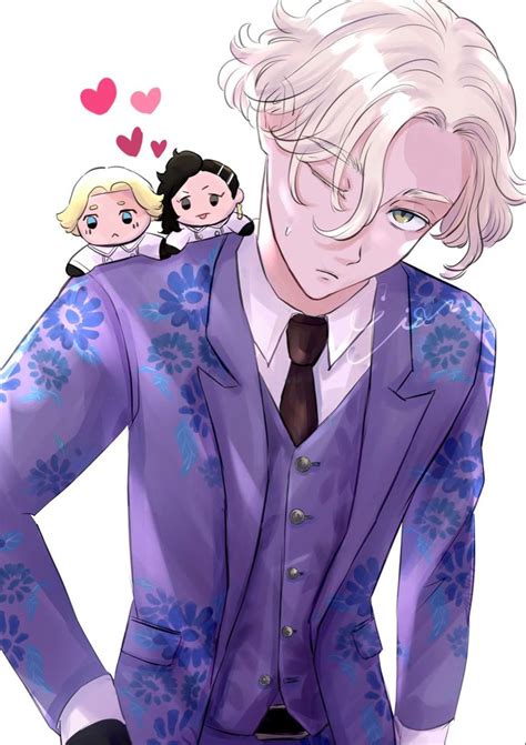 A Man In A Purple Suit And Tie With His Hands On His Hips