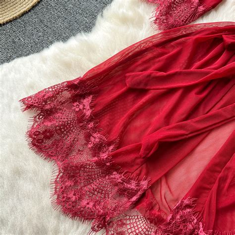 Sexy Mesh See Through Nightwear Free Shipping