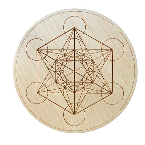 Metatron S Cube Crystal Board Handmade Shop T Shop By Mystical Zodiac