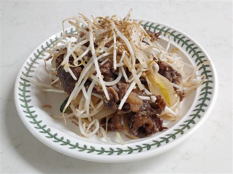 소고기 숙주볶음 레시피