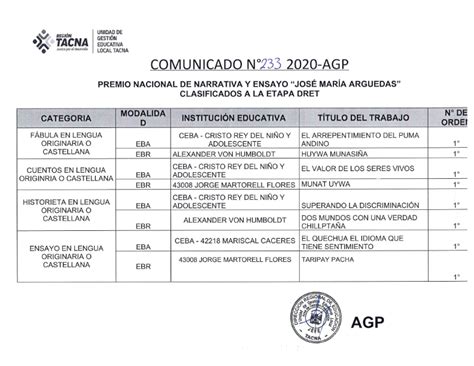 Comunicado