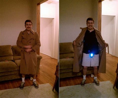 My Buddys Halloween Costume The Flasher R Pics