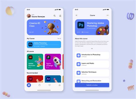 Tutorial App Ui Design On Behance