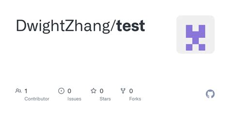 Github Dwightzhang Test