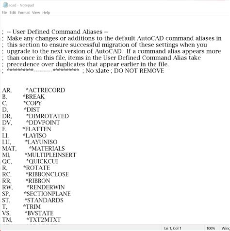 Error While Defining A Keyboard Shortcut Page AutoCAD D Drafting Object Properties