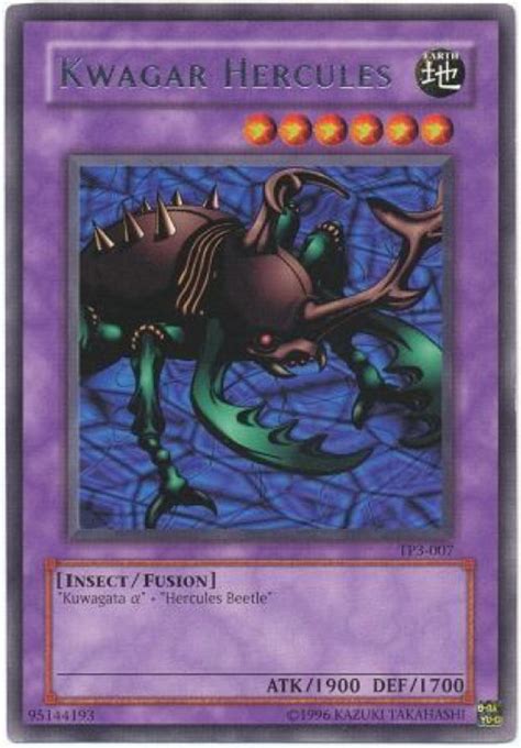 Yugioh Tournament Pack 3 Single Card Rare Kwagar Hercules Tp3 007 Toywiz
