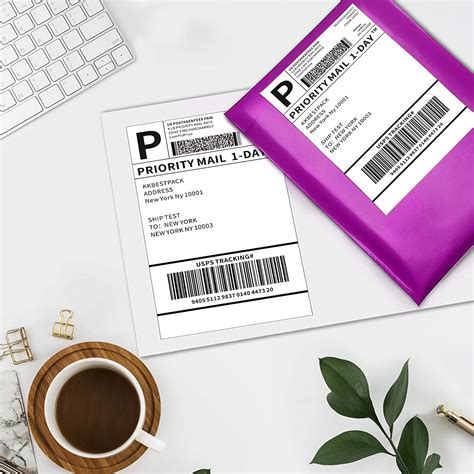 85 X 55 Half Sheet Shipping Labels For Laser And Inkjet Printers 2