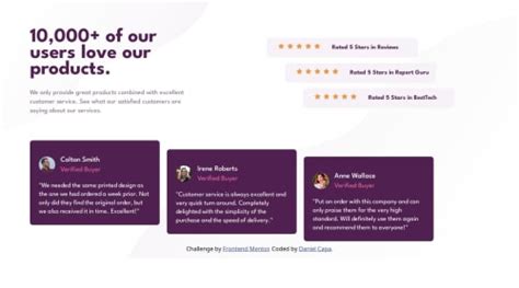 Frontend Mentor Responsive Landing Using Css Grid And Flexbox Coding