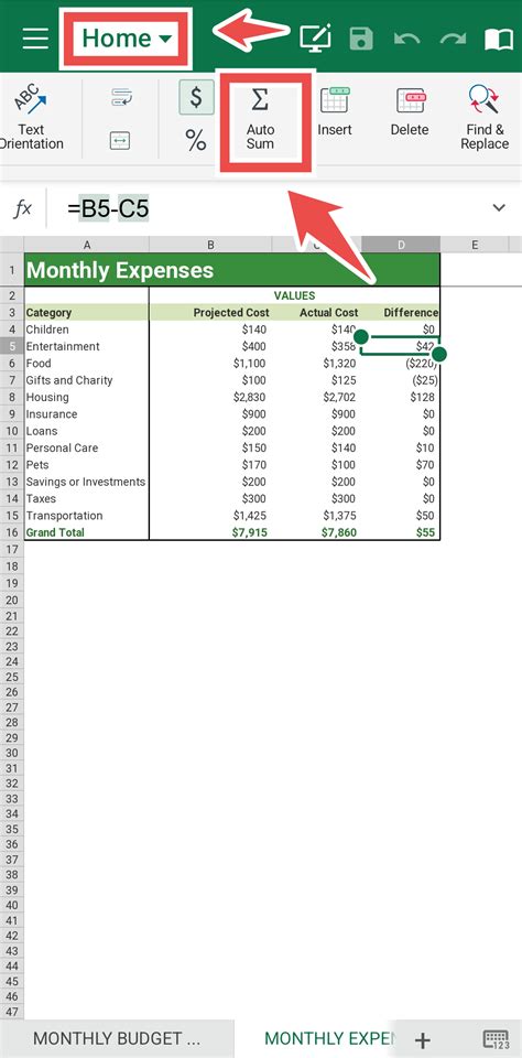 Analyze And Format A Spreadsheet In Mobisheets Mobisystems