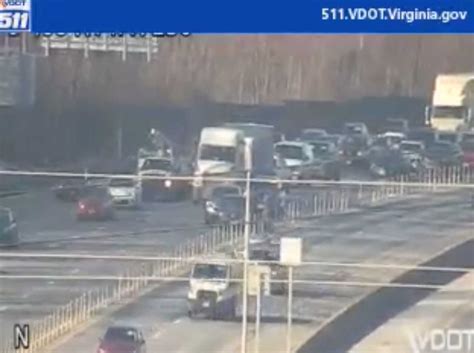 Traffic Delayed For Miles On I 495 Following Tractor Trailer Crash In
