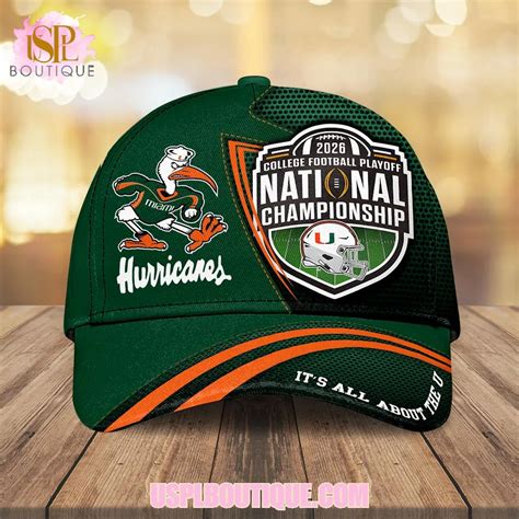 Miami Hurricanes National Championship 2026 Cap Usplboutique