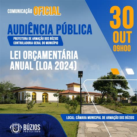 Prefeitura De Búzios Promove Audiência Pública Para Receber Propostas