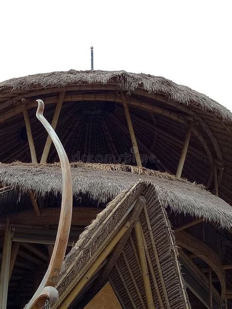 Traditional Bamboo Architecture In Bali Stock Image Image Of Time