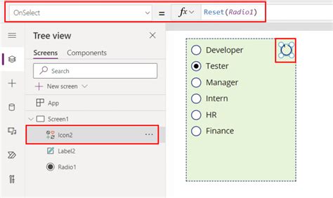 Power Apps Radio Button EnjoySharePoint