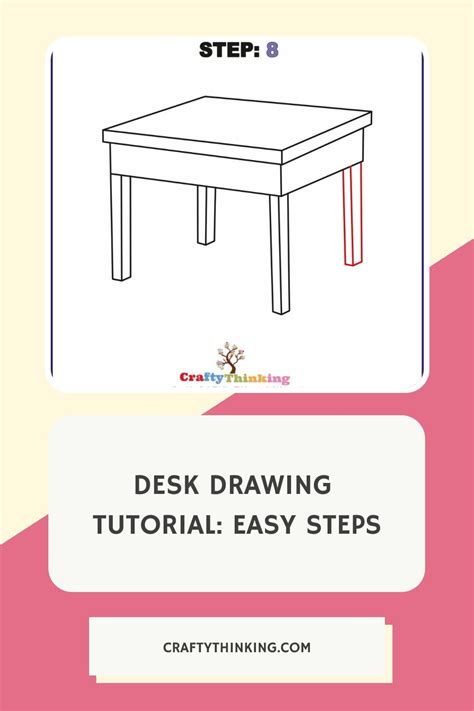 How To Draw A Desk Step By Step With Free Desk Template Artofit