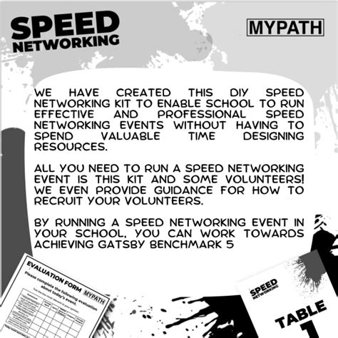 cre8tive resources diy speed networking kit careers