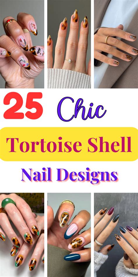 25 Chic Tortoise Shell Nail Designs For A Stylish Look