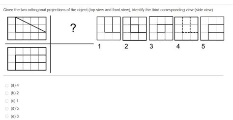 Answered Given The Two Orthogonal Projections Of Bartleby