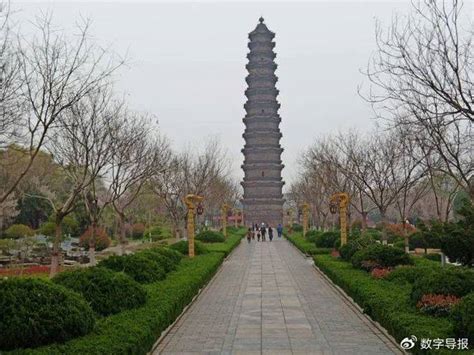 开封铁塔又称“开宝寺塔”，素有“天下第一塔”之称 开封铁塔 铁塔 开宝寺塔