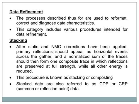 Seismic Data Processing Pptx