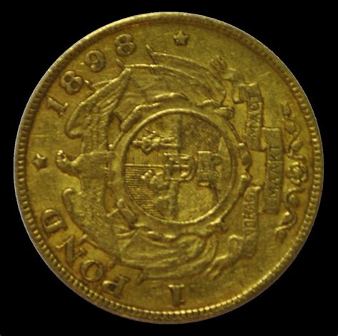 Afrique Du Sud 1 Pond Kruger 1898 Coins