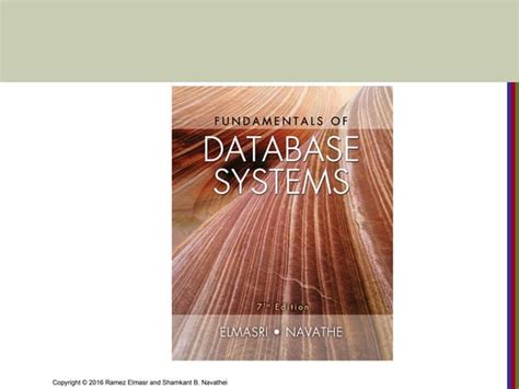 Fundamentals Of Database Systems Chapter 3 Ppt