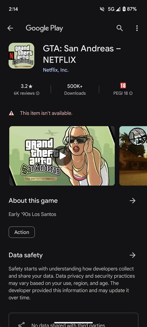 I Cant Even Install Any Netflix Gta Does Anybody Know What Devices