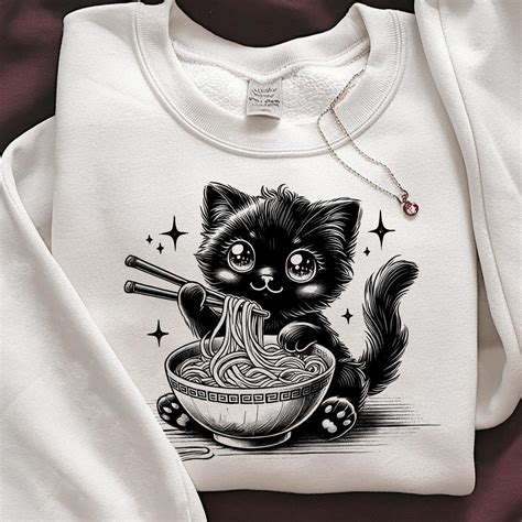 Noodle Cat Png Cat Png Ramen Cat Png Cat Mom Png Png Cat Lover