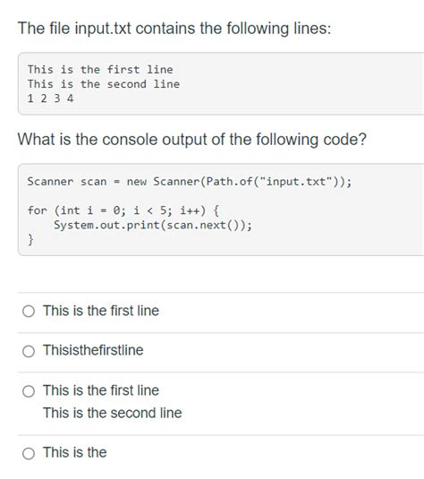 solved the file input txt contains the following lines