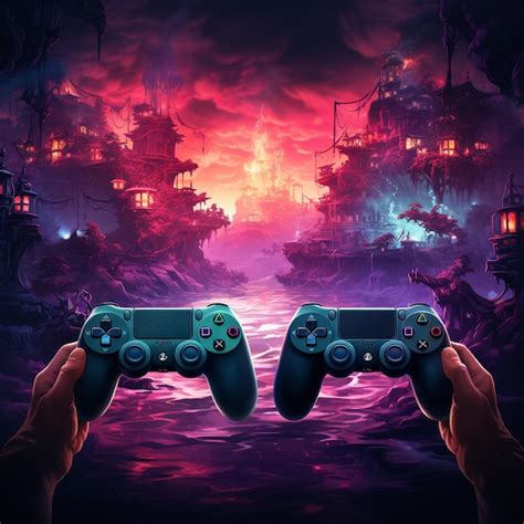 premium ai image game console controller