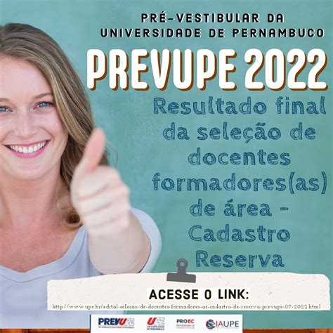 Divulgado resultado final da seleção de docentes formadores as de área