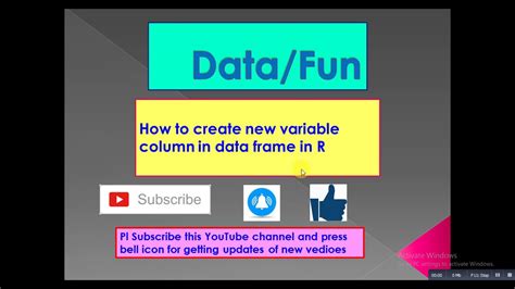 R Tutorial 7basic R Tutorialshow To Add New Column In Data Framedata
