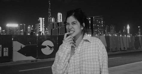 Bini Aiah Featured Photo Facebook Aesthetic Cold Night Pretty Brunette