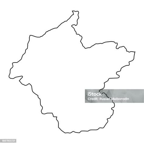 루앙 남타 지방지도 라오스 인민 민주 공화국의 행정 구역 벡터 일러스트 레이 션입니다 경계에 대한 스톡 벡터 아트 및 기타