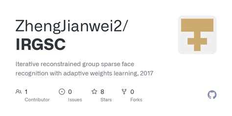 GitHub ZhengJianwei2 IRGSC Iterative Reconstrained Group Sparse Face