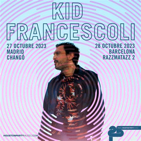 Kid Francescoli En Barcelona At Razzmatazz Barcelona