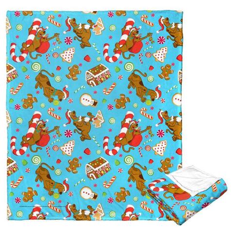 The Northwest Group Wb Scooby Doo Festive Scooby Sweets Silk Touch Multi Colored Throw