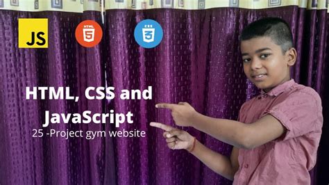 Html Css Javascript Course 25 Gym Website Part 1 Youtube