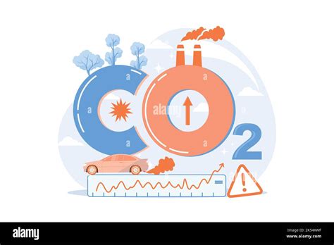 Atmósfera Con Altos Niveles De Dióxido De Carbono Co2 Las Emisiones