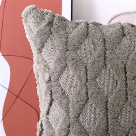 Almofada Para Sofá Quarto Square Dark Taupe 16 1620 20 Polegadas