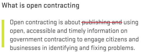 From Transparency To Data Use Rising To Open Contractings Next