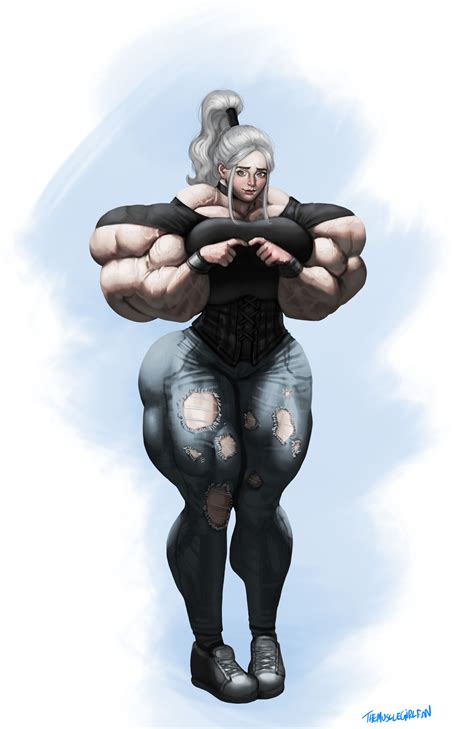 Shy Girl Commission By The Muscle Girl Fan On Deviantart