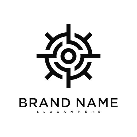 Premium Vector Target Logo Design Abstract And Unique Target Sign