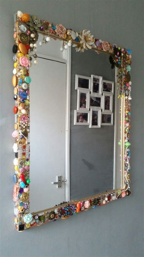 Beaded Mirror Frame