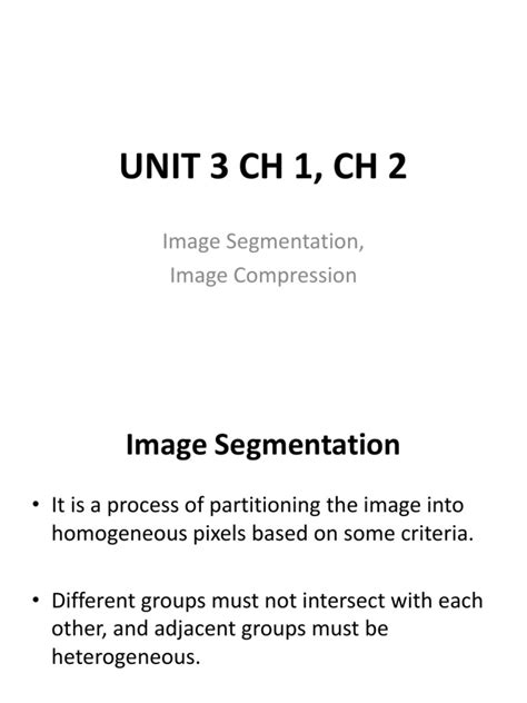 Dip Unit 3 Segment Compress Pdf Data Compression Image