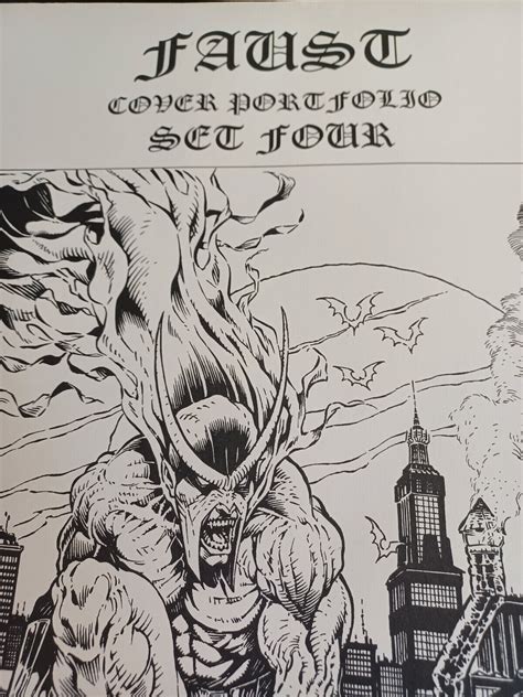 Faust Cover Portfolio Set Four 4 11 X 17 Prints Tim Vigil