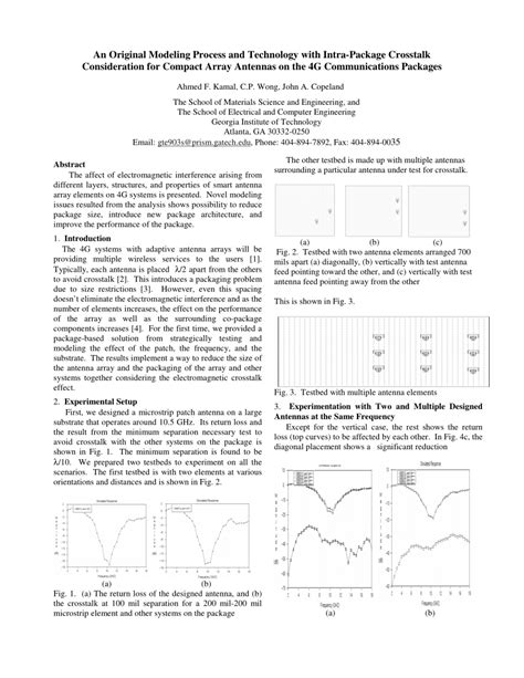 Pdf An Original Modeling Process And Technology With Intra Package