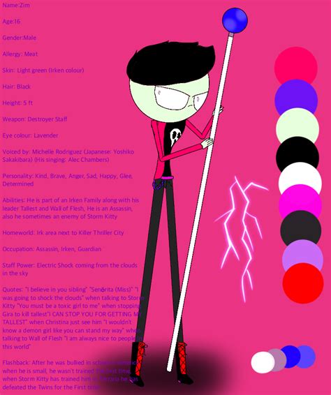 Zim Redesign By Storm Kitty On Newgrounds
