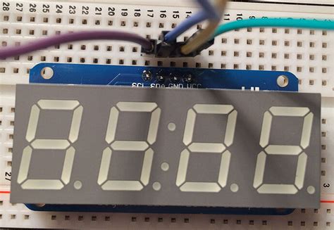 Unable To Get A 7 Segment Led Display Working With An I2c Backpack