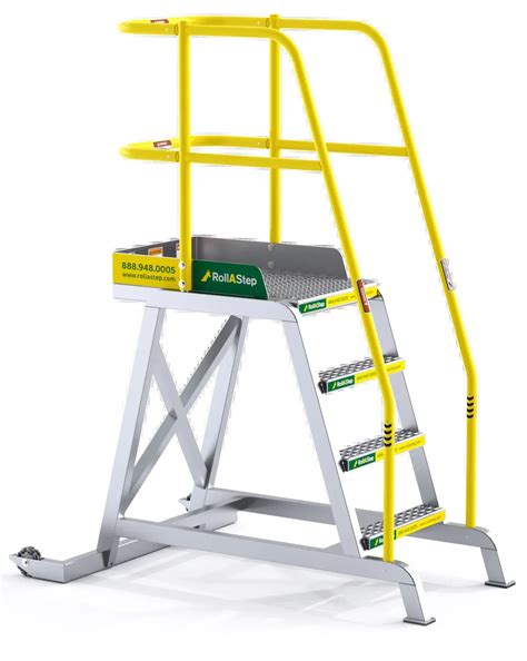 Tilt And Roll Rolling Ladder And Work Platform Saferack